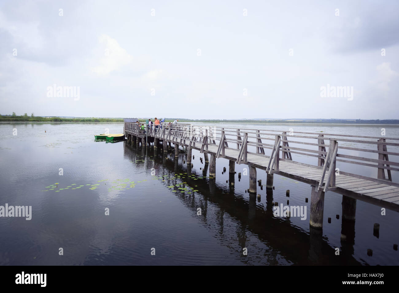 Federsee footbridge hi-res stock photography and images - Alamy