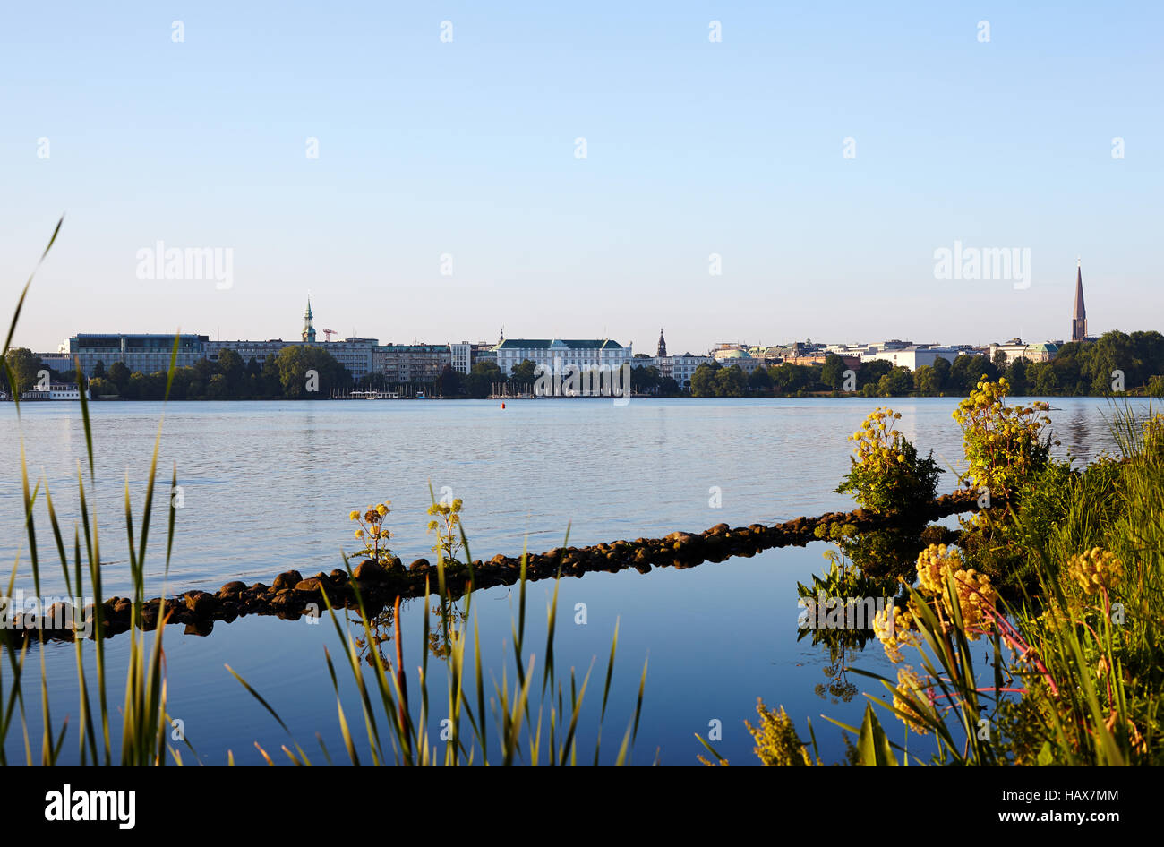The Alster Hamburg Stock Photo - Alamy