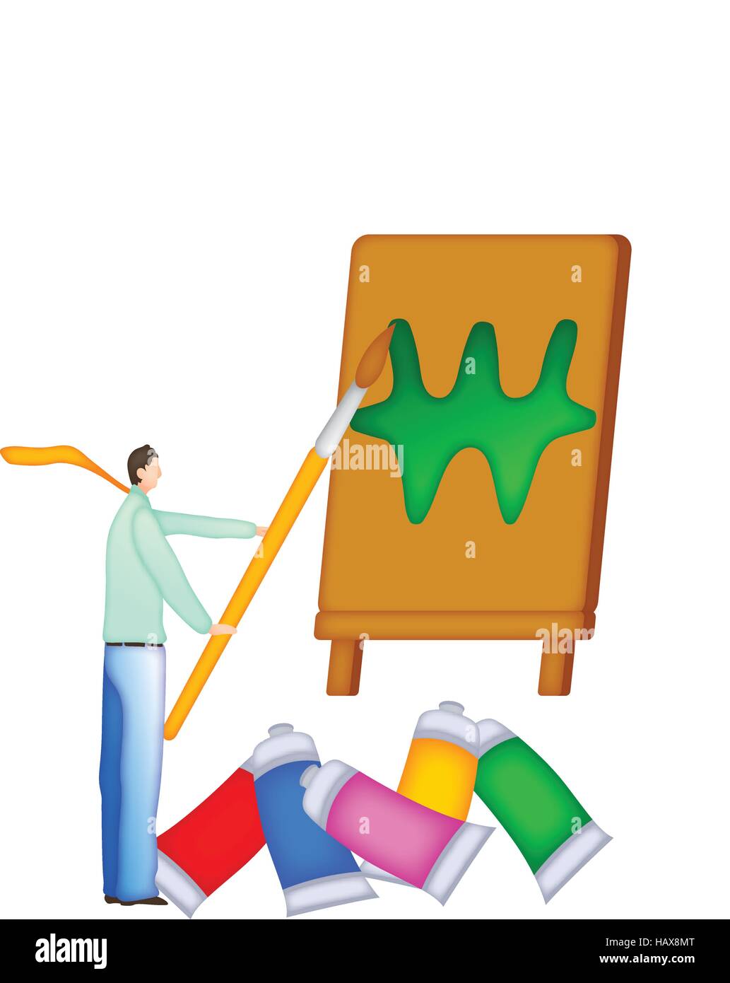 Illustration and Painting Paintings Stock Vector Image & Art - Alamy