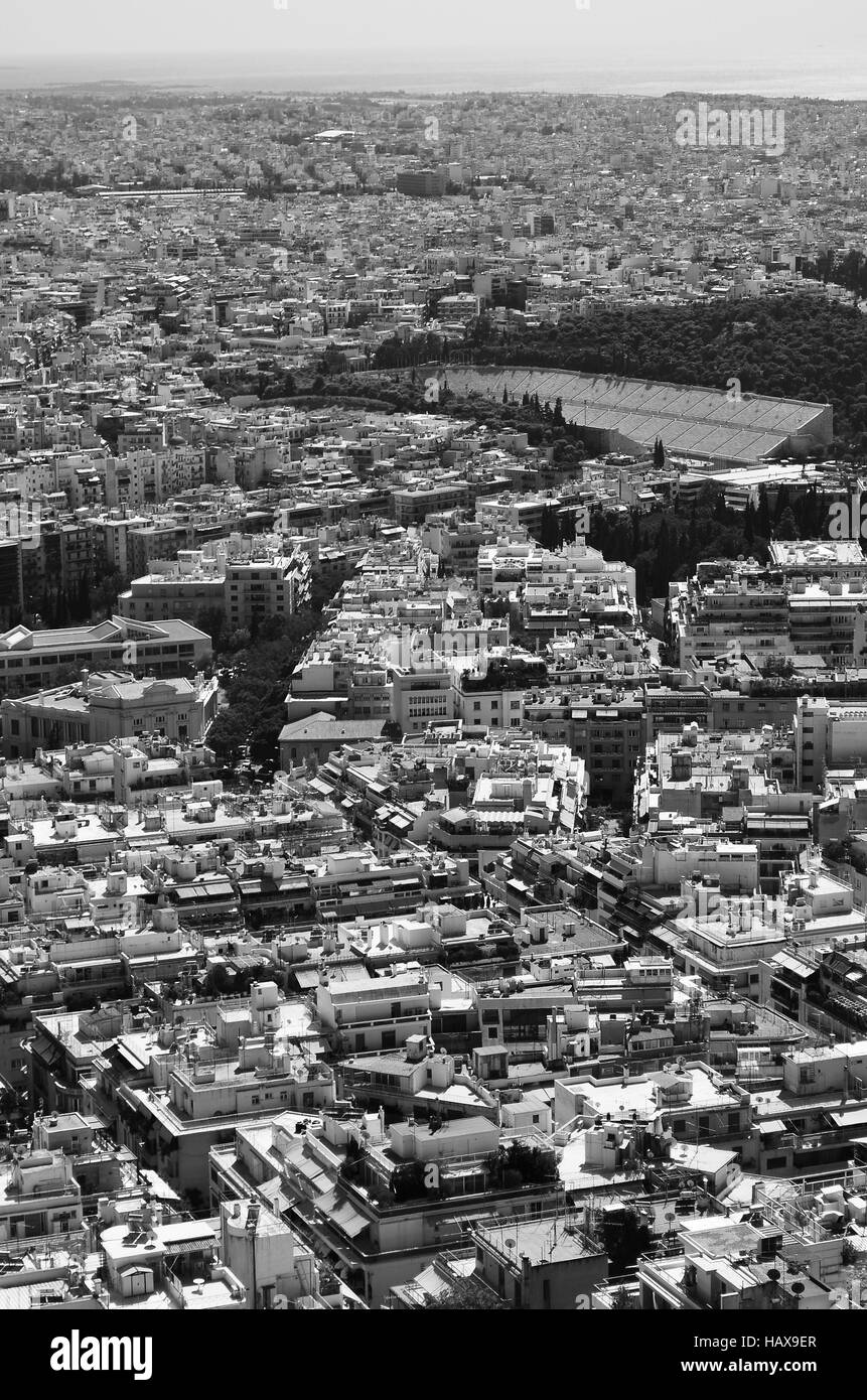 Panoramic view of the city from above Stock Photo - Alamy