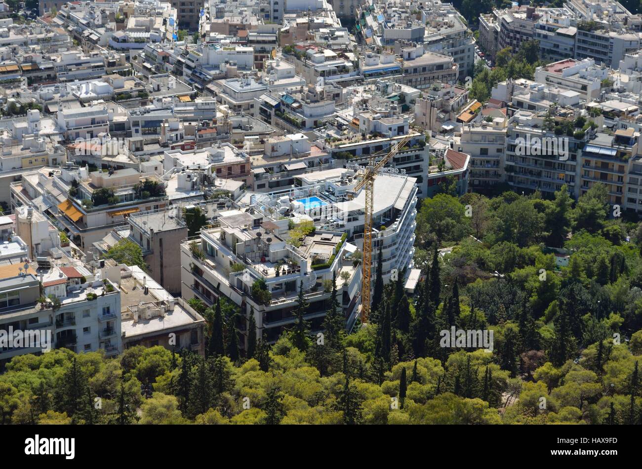 Panoramic view of the city from above Stock Photo - Alamy