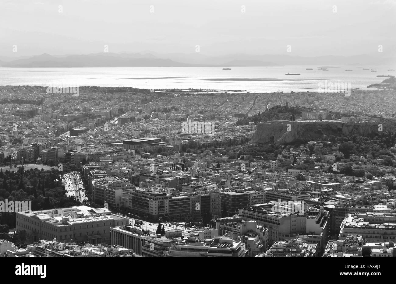 Panoramic view of the city from above Stock Photo - Alamy