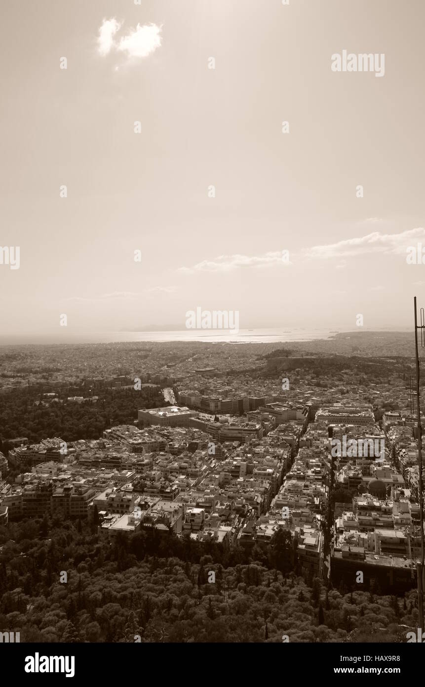 Panoramic view of the city from above Stock Photo - Alamy