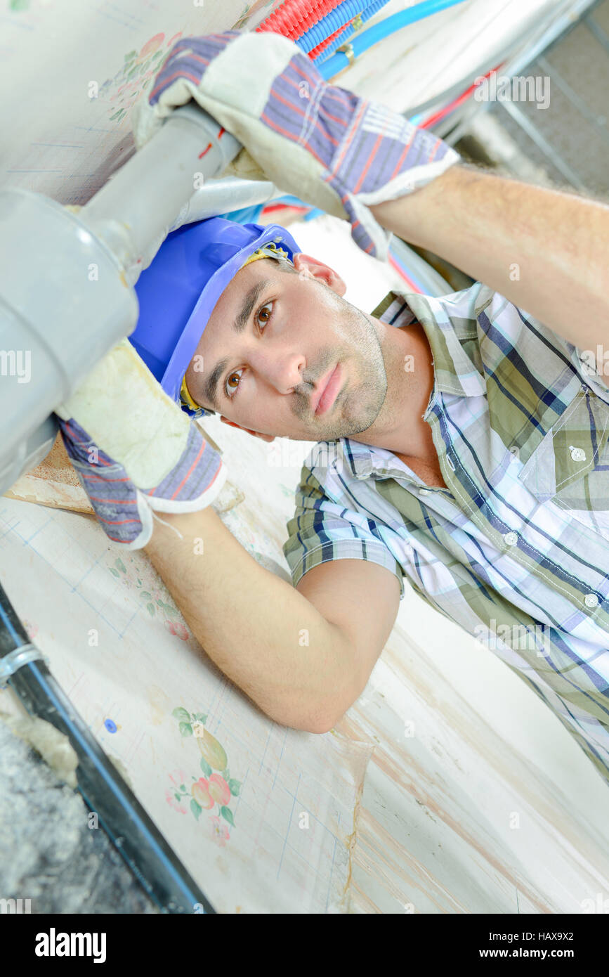 Pvc pipe fitting hi-res stock photography and images - Alamy