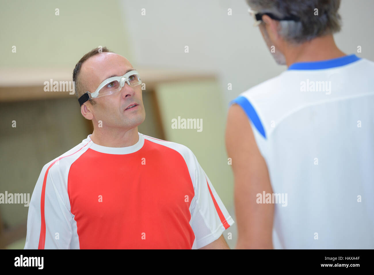 Sport coach discussion hi-res stock photography and images - Alamy
