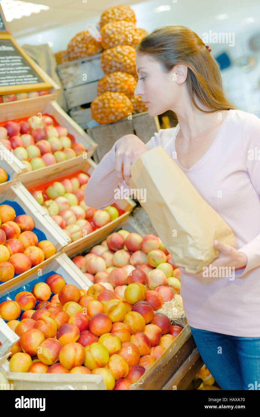 choice of an apple Stock Photo - Alamy
