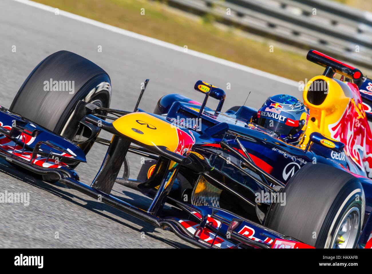 Team Red Bull F1, Sebastian Vettel, 2012 Stock Photo - Alamy