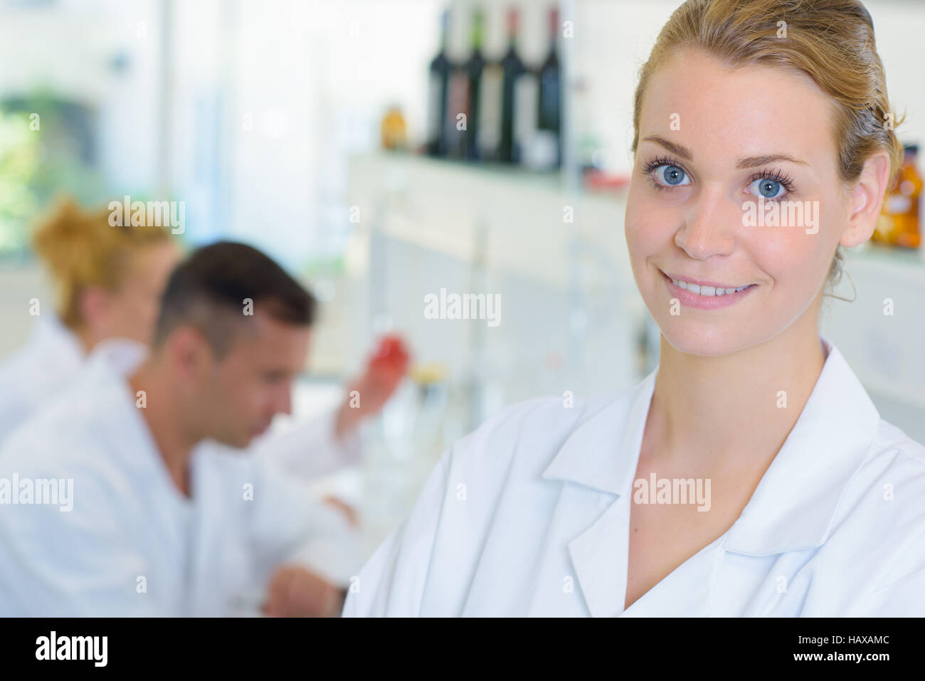 lab supervisor posing Stock Photo - Alamy