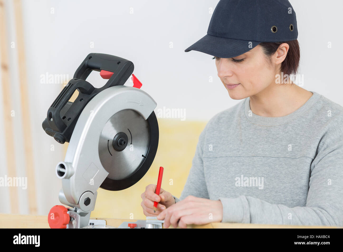 marking the wood Stock Photo - Alamy