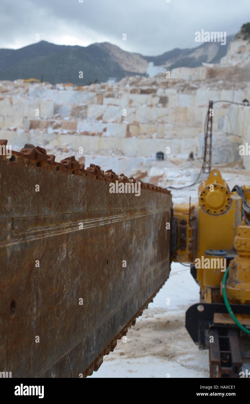 Old marble quarries high in the mountain Stock Photo - Alamy