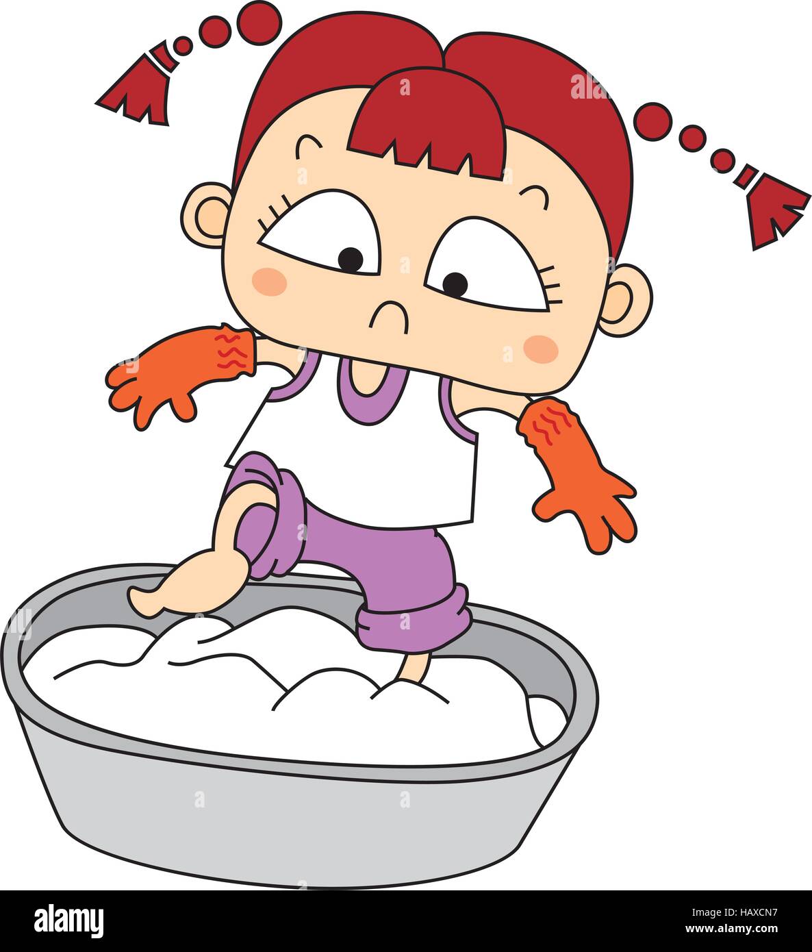 Painting laundry washing hi-res stock photography and images - Alamy