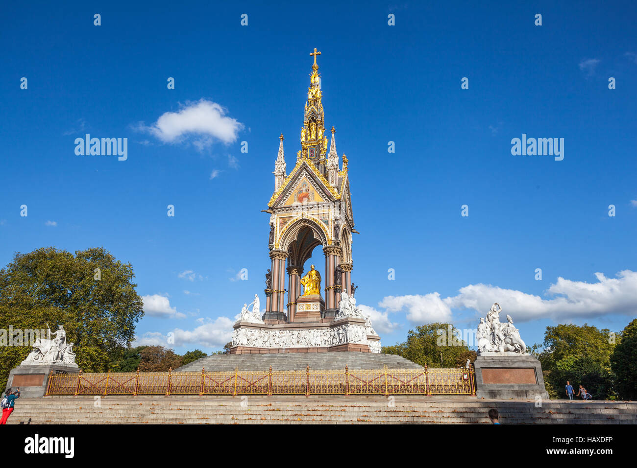 London The Albert statue memorial in the Royal Park Stock Photo - Alamy
