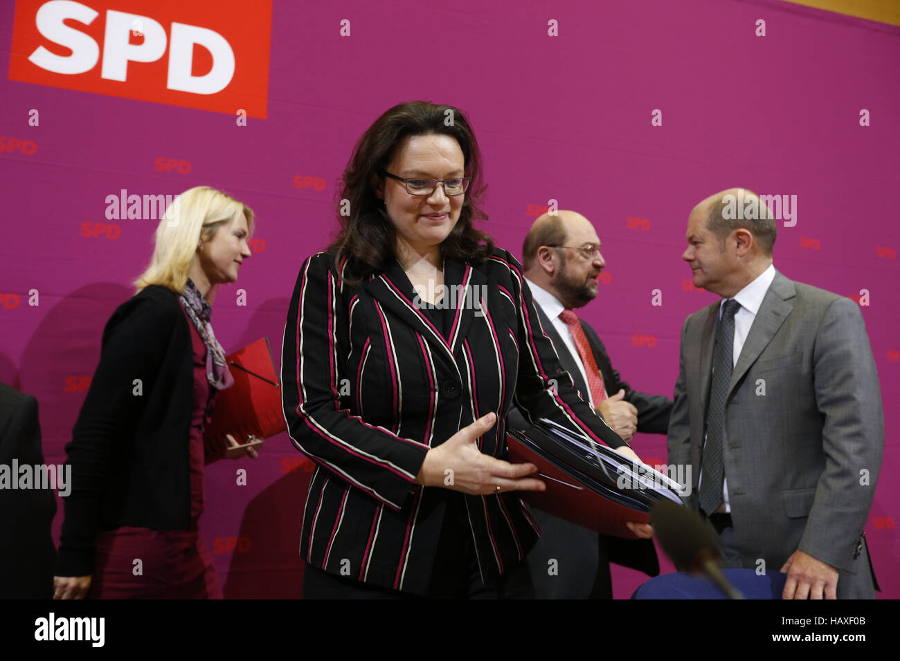 SPD party executive committee meeting Stock Photo - Alamy