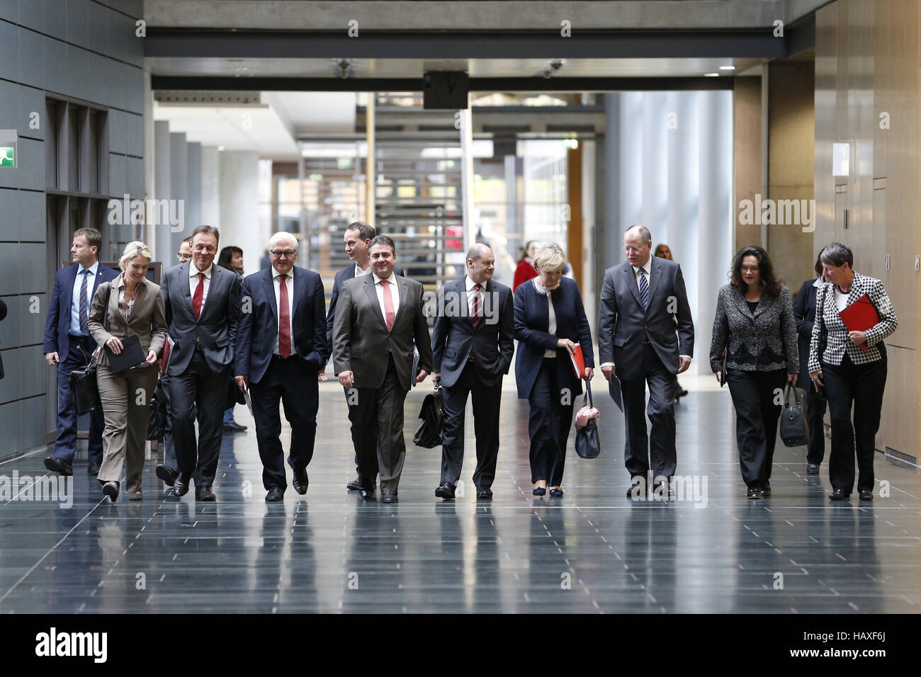 CSU / CDU and SPD - third Round Stock Photo - Alamy
