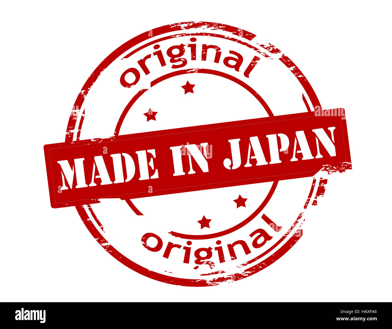 Rubber stamp with text made in Japan inside, vector illustration Stock ...