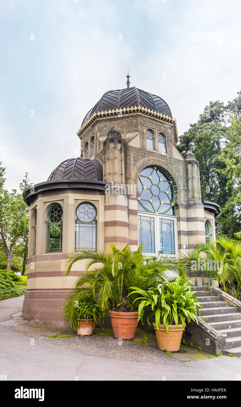pavilion in moorish revival style Stock Photo - Alamy
