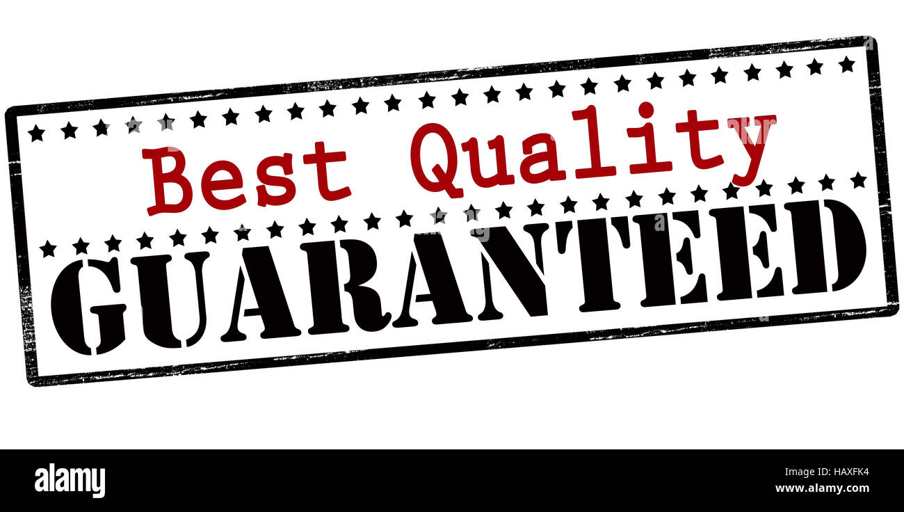 Rubber stamp with text best quality guaranteed inside, vector ...
