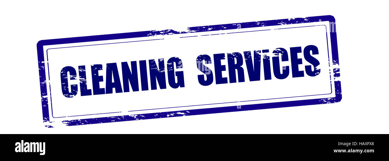 Rubber stamp with text cleaning services inside, vector illustration ...