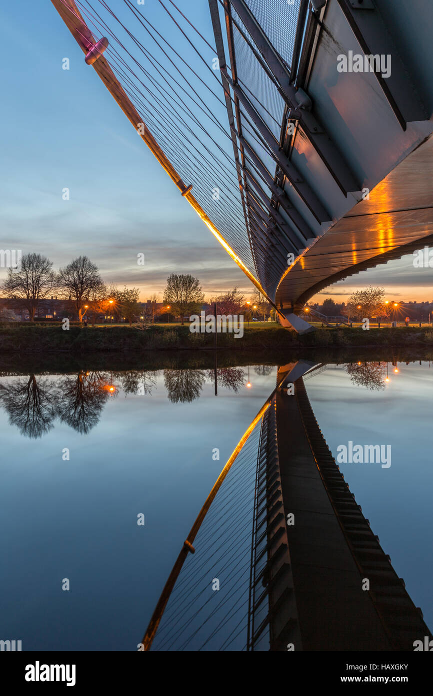 Millennium Bridge, York Stock Photo - Alamy