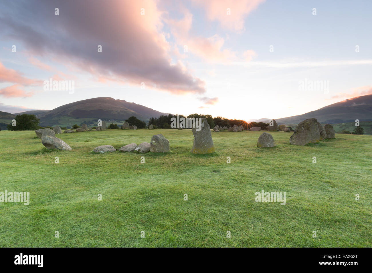Castlerigg Stone Circle, Lake District Stock Photo - Alamy