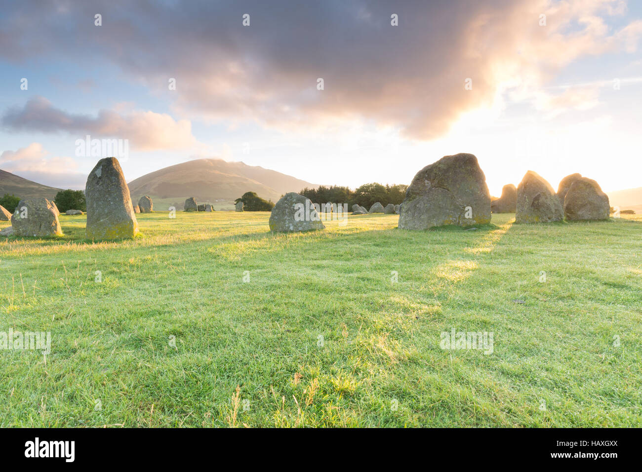 Castlerigg Stone Circle, Lake District Stock Photo - Alamy