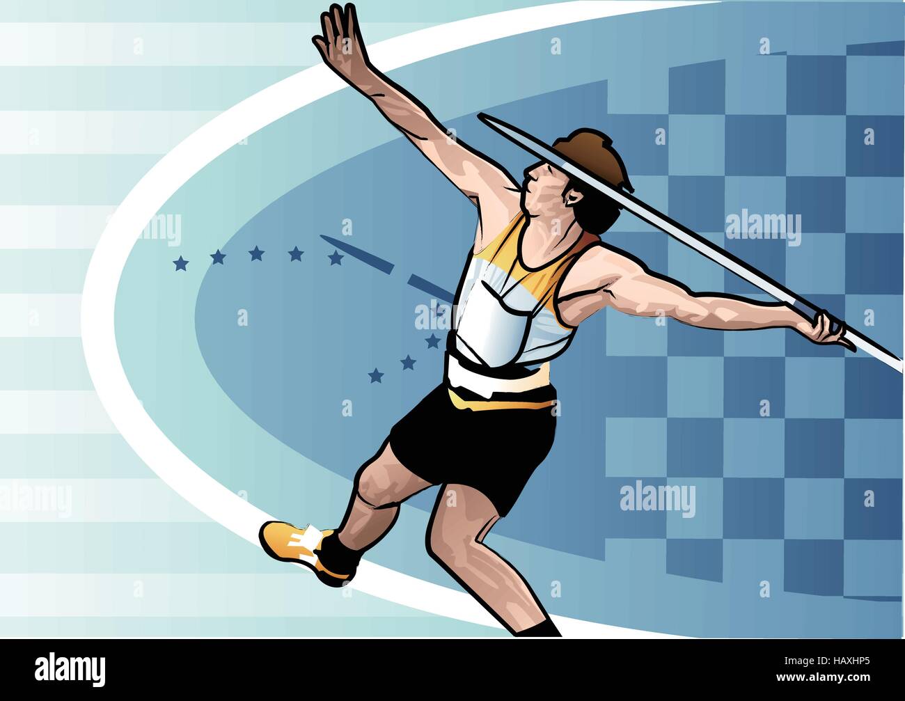 One javelin Stock Vector Images - Alamy