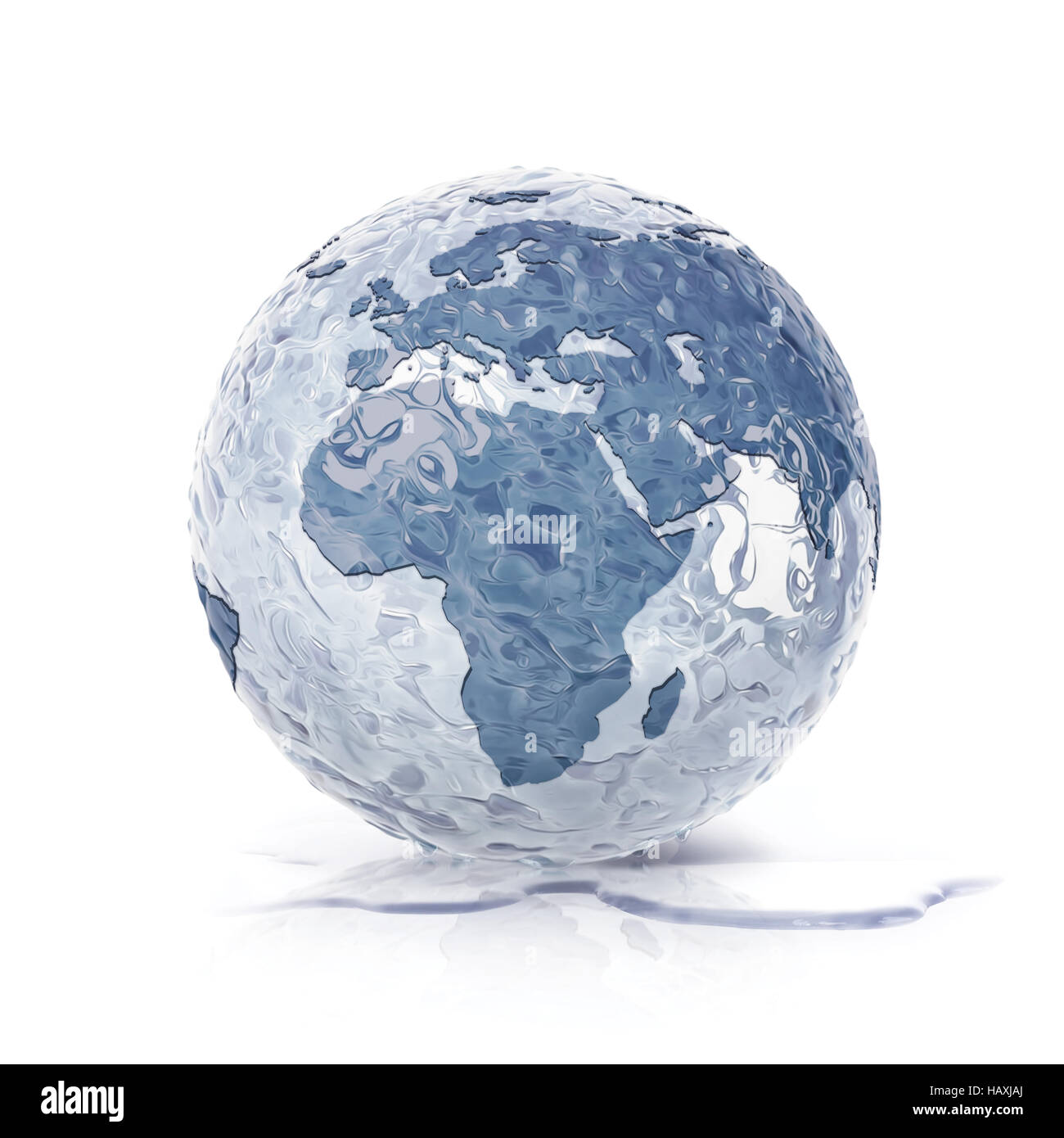Earth map ice hi-res stock photography and images - Alamy