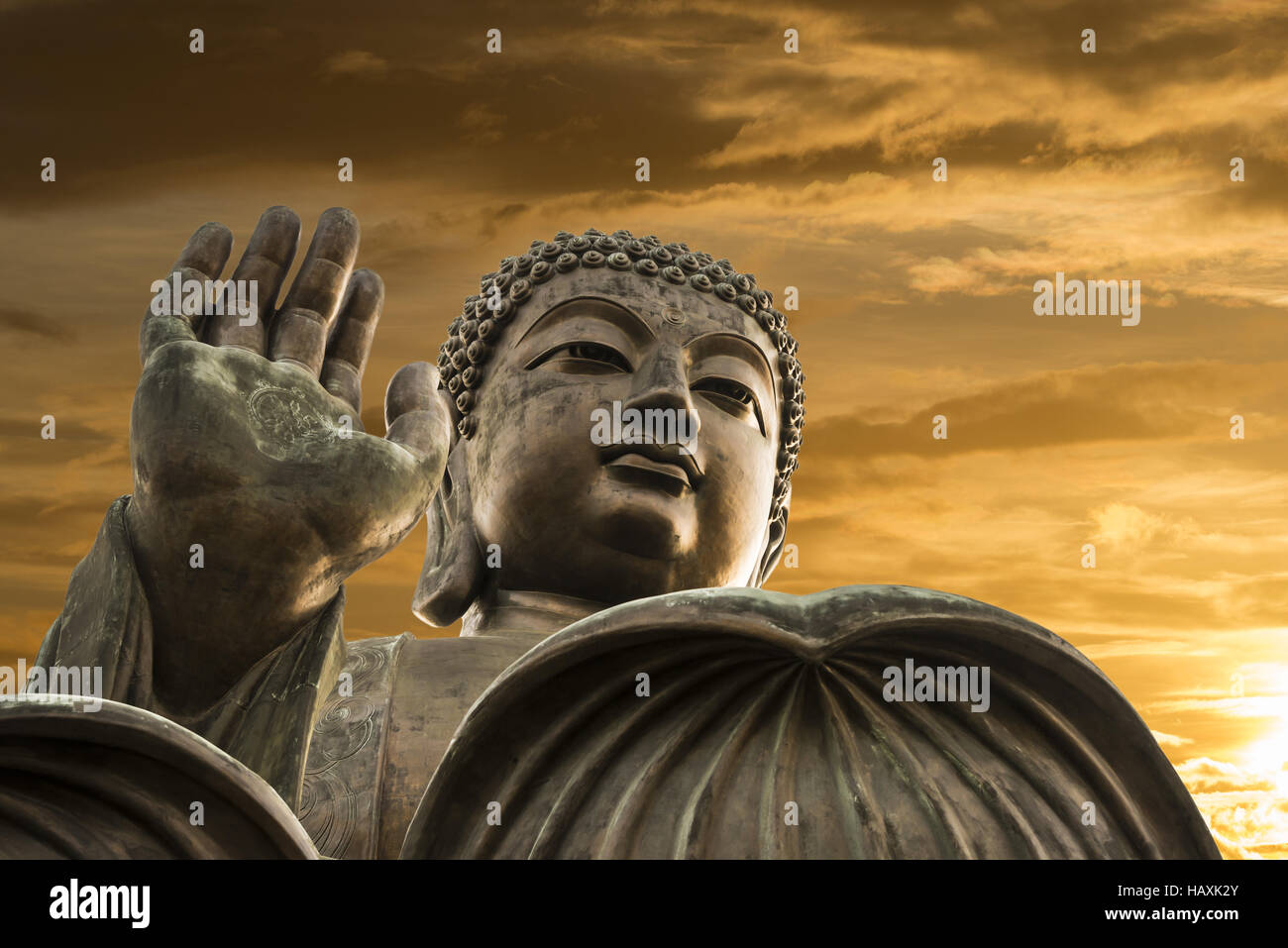 Tian Tan Buddha statue Stock Photo - Alamy
