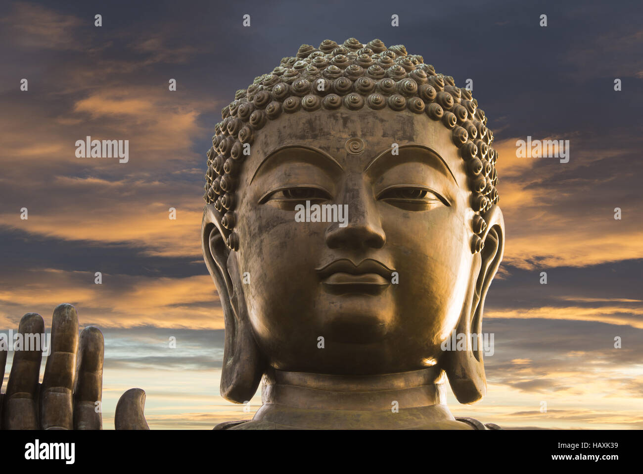 Tian Tan Buddha statue Stock Photo - Alamy