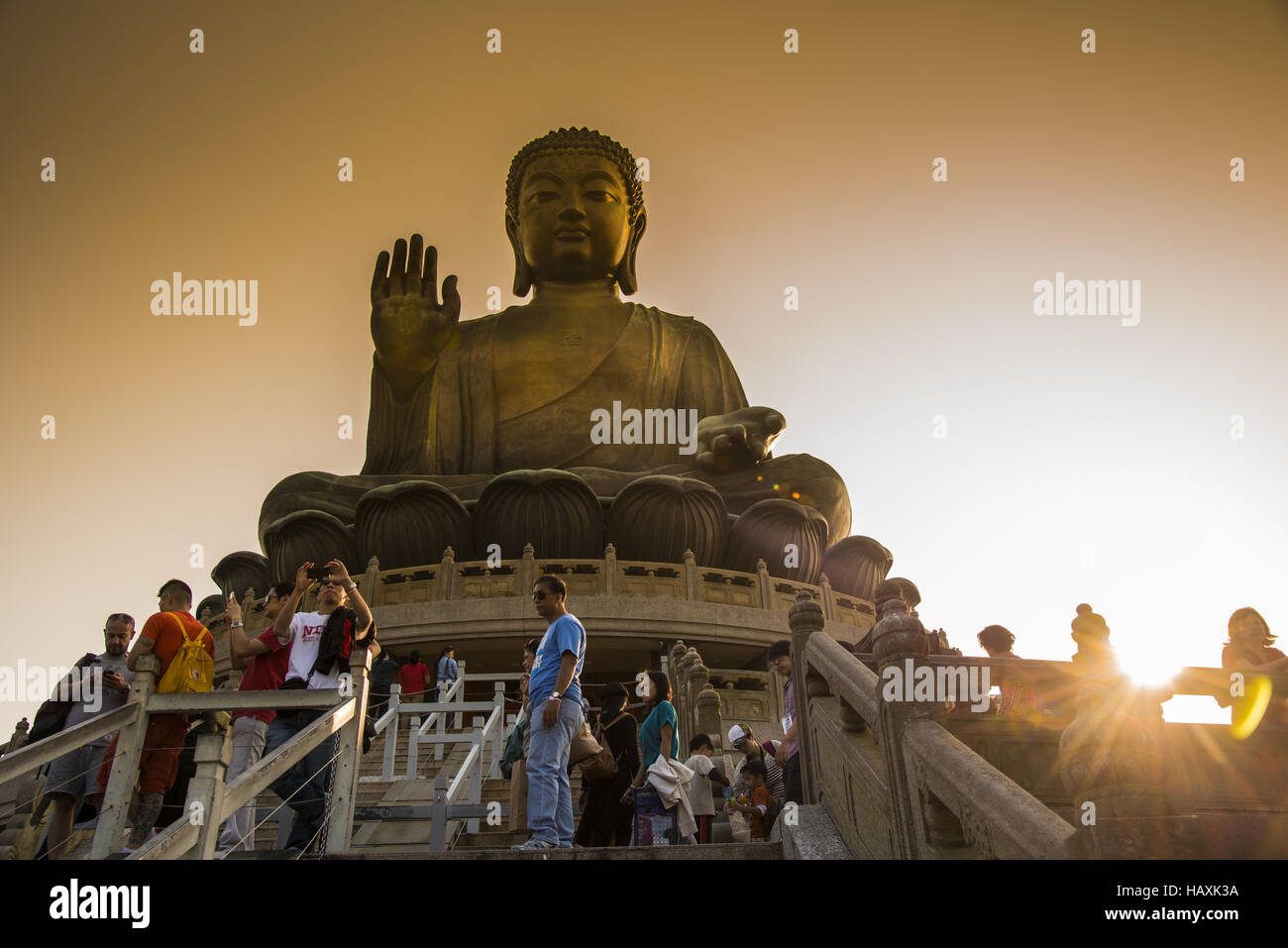 Tian Tan Buddha statue Stock Photo - Alamy