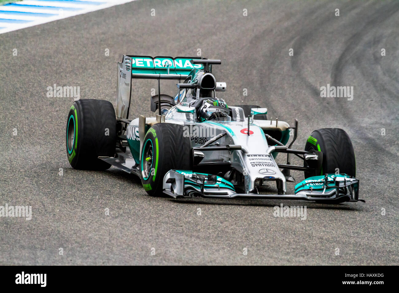 Mercedes f1 team hi-res stock photography and images - Alamy