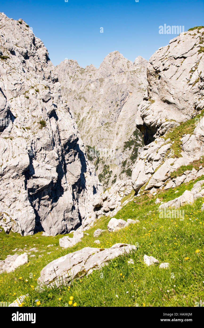 Mountain landscape in the alps of Bavaria (Germany Stock Photo - Alamy