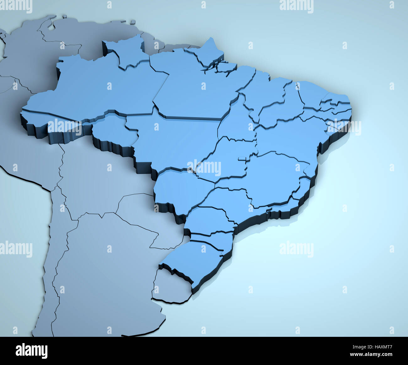 Brazil 3d hi-res stock photography and images - Alamy