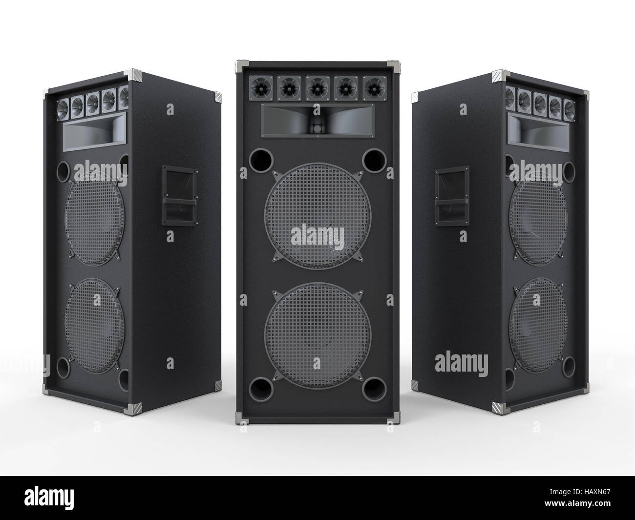 Large Audio Speakers Stock Photo - Alamy