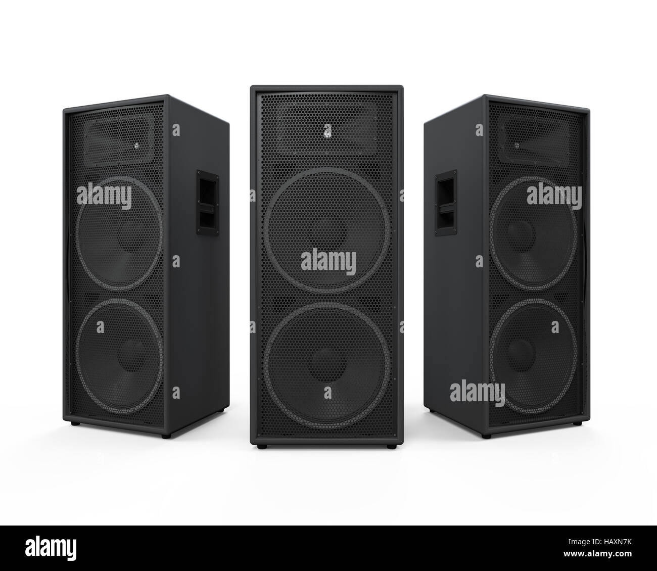 Large Audio Speakers Stock Photo - Alamy