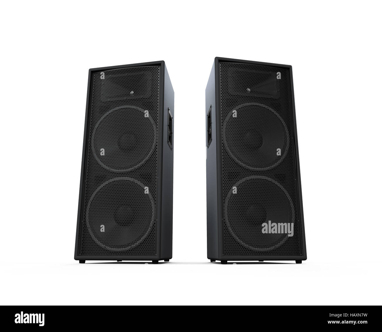Large Audio Speakers Stock Photo - Alamy