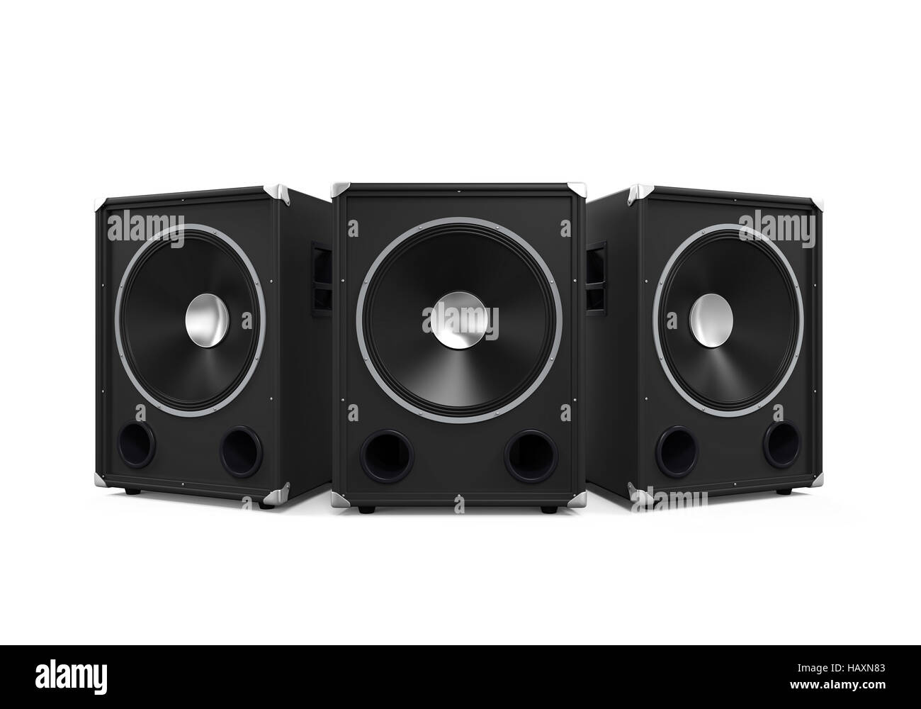 Large Audio Speakers Stock Photo - Alamy
