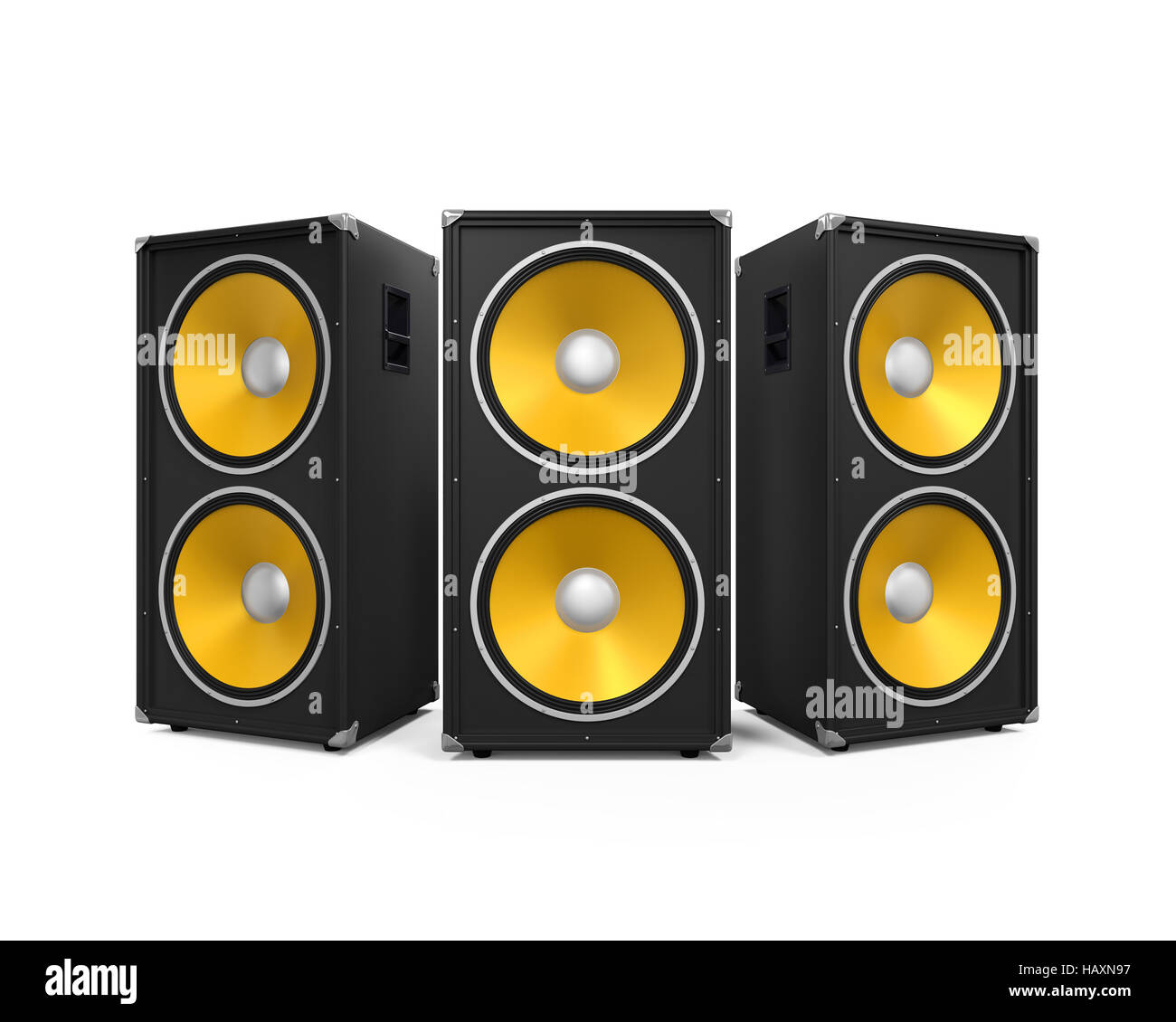 Large Audio Speakers Stock Photo - Alamy