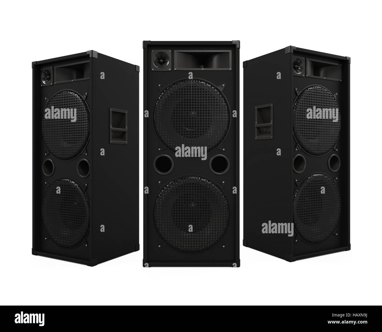 Large Audio Speakers Stock Photo - Alamy