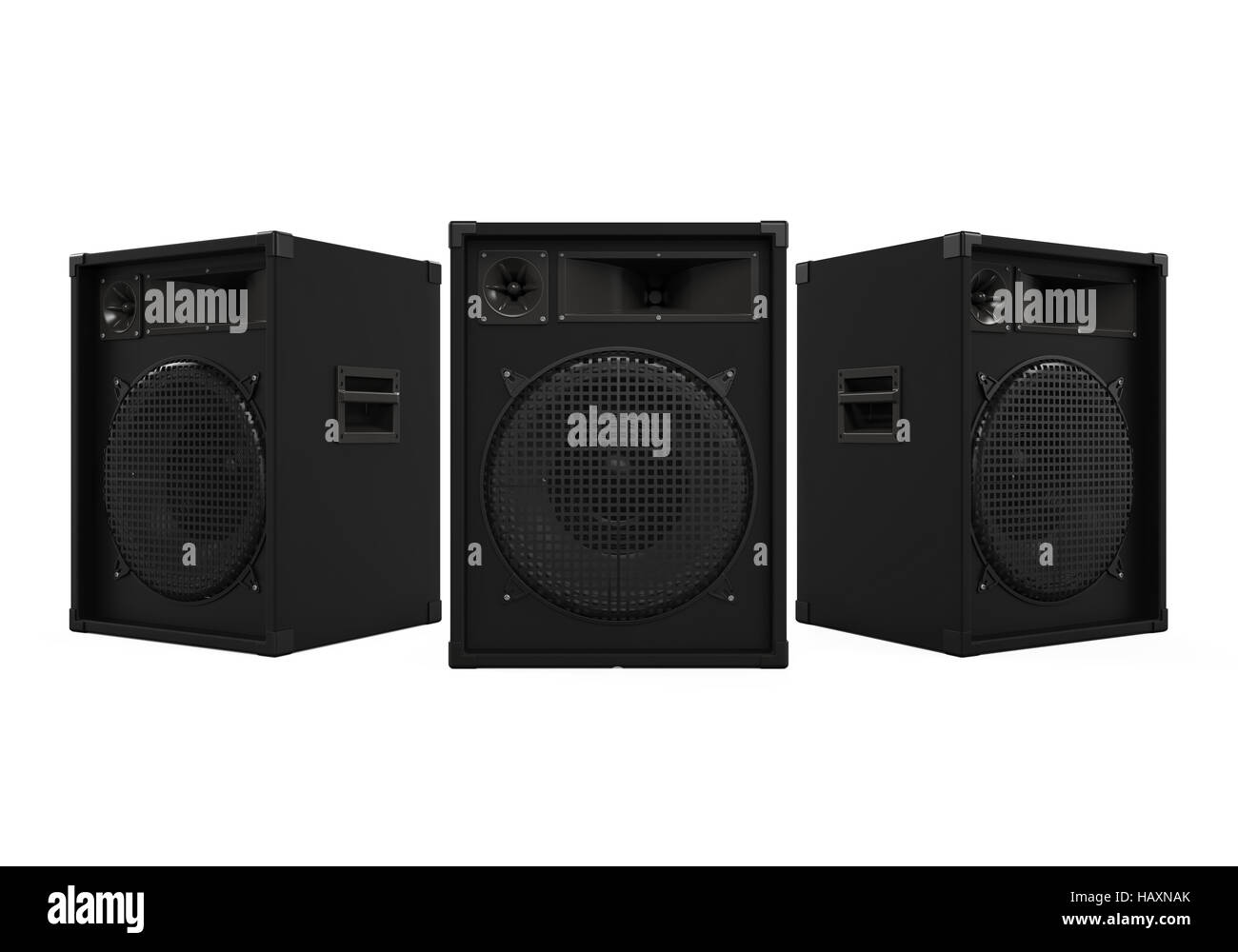 Large Audio Speakers Stock Photo - Alamy