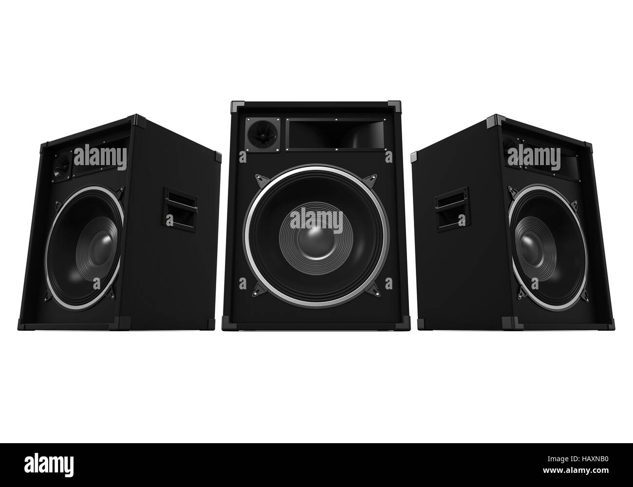 Large Audio Speakers Stock Photo - Alamy