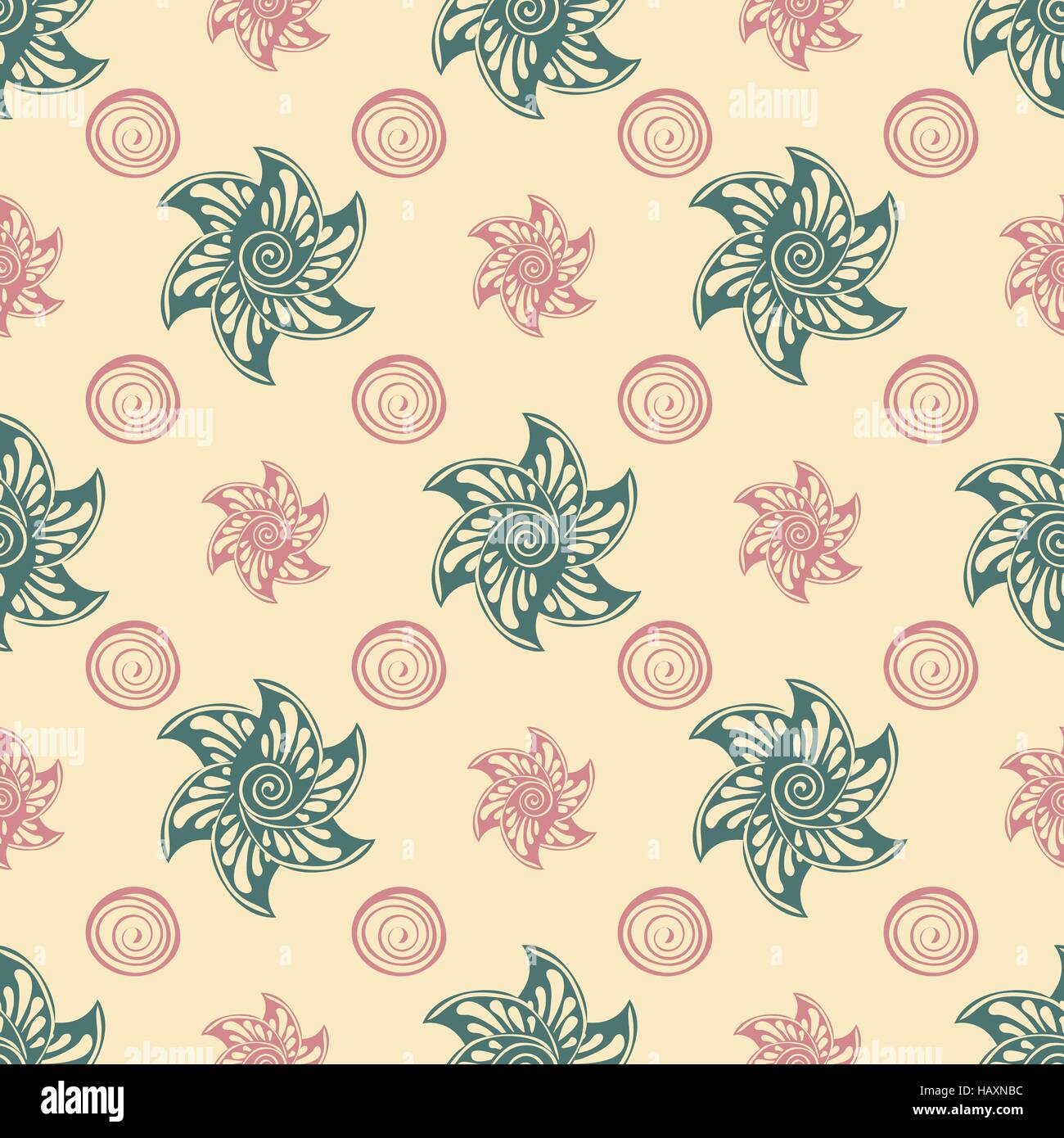 Sea seamless pattern blue background Stock Vector Image & Art - Alamy