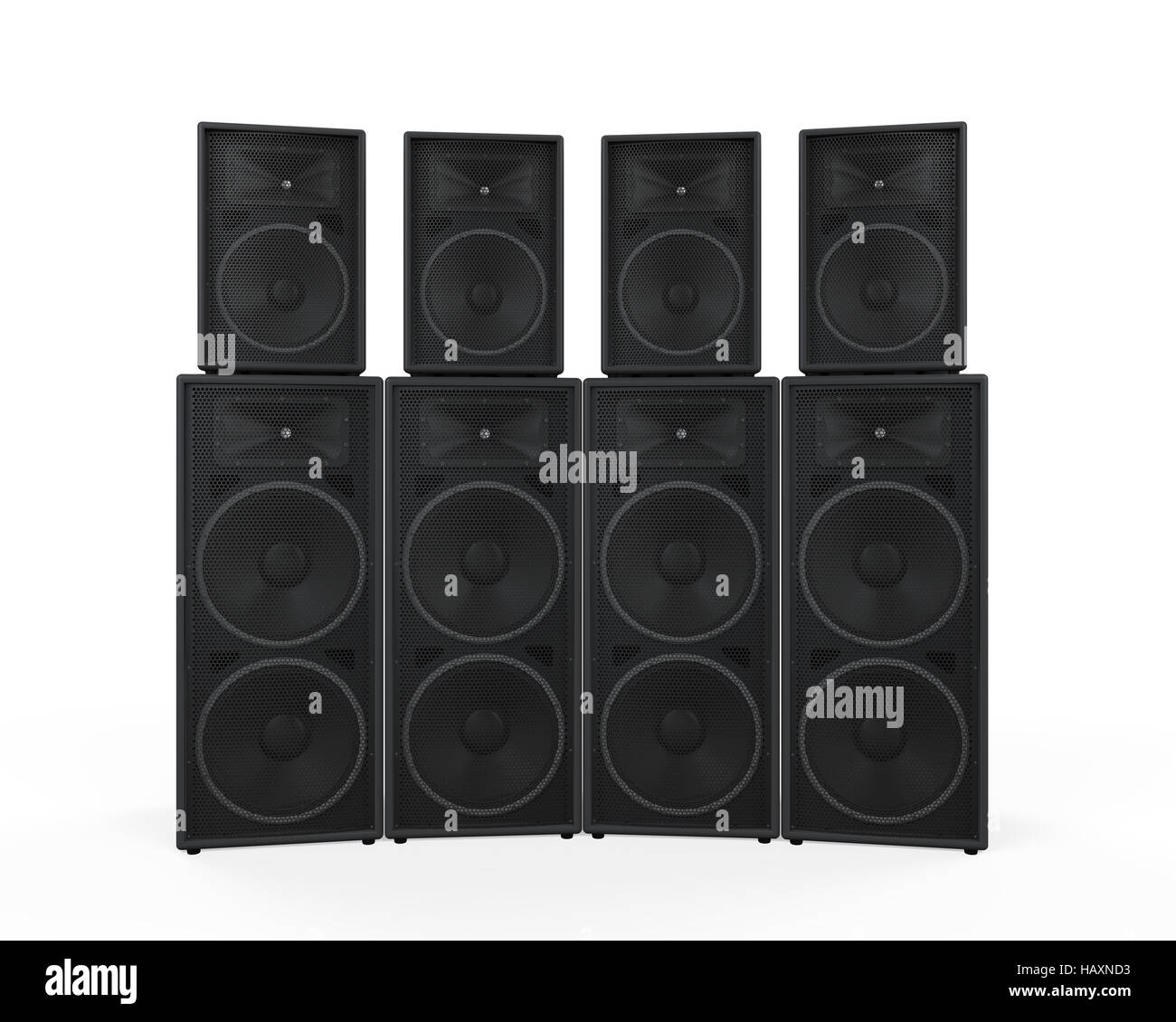 Large Audio Speakers Stock Photo - Alamy
