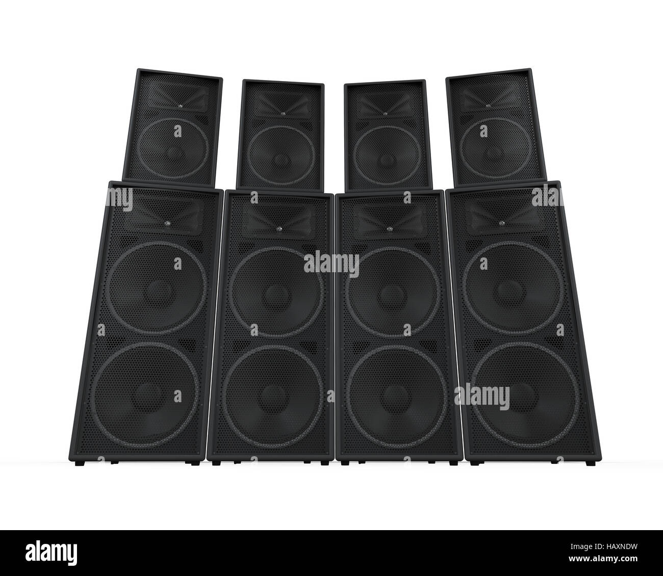 Large Audio Speakers Stock Photo - Alamy