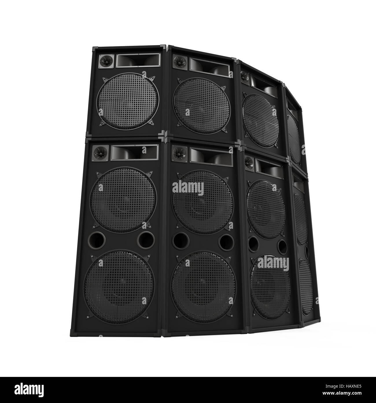 Large Audio Speakers Stock Photo - Alamy