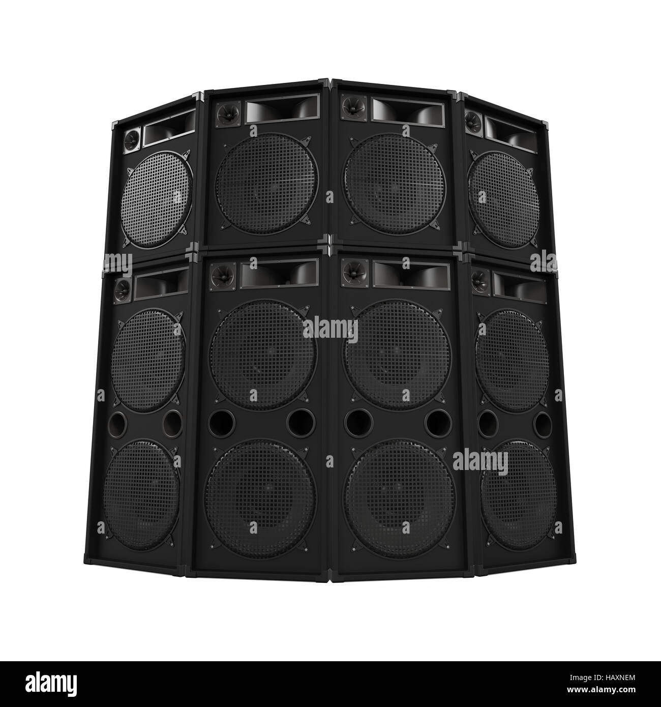 Large Audio Speakers Stock Photo - Alamy