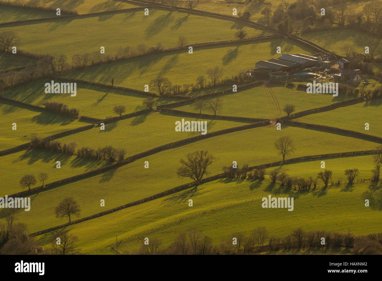 Farmland from above Stock Photo - Alamy