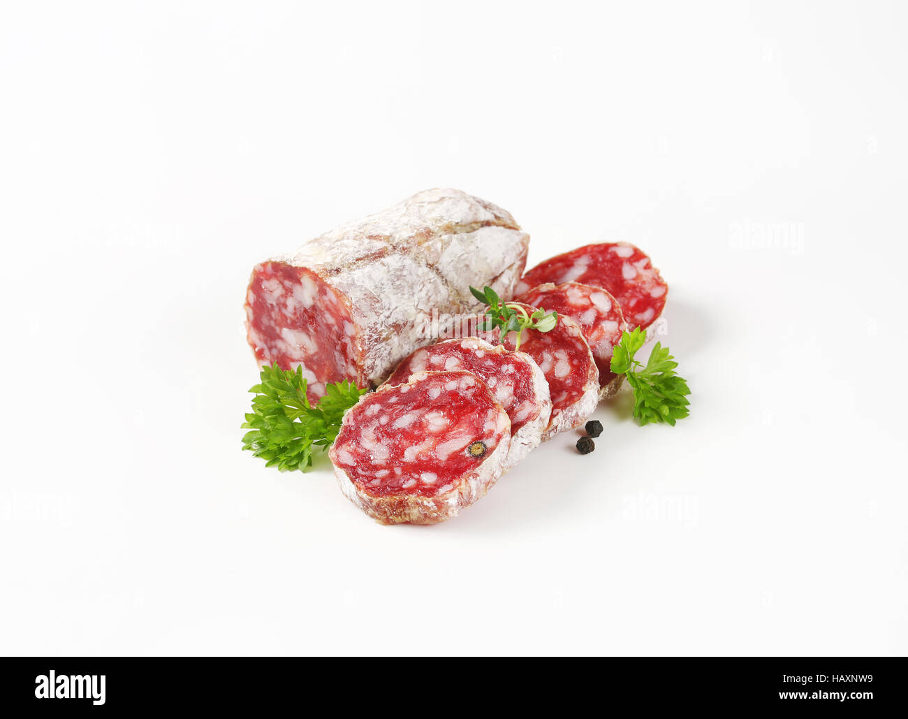Dry cured sausage hi-res stock photography and images - Alamy