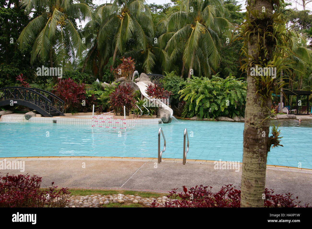 Fancy pool. Sabah Hotel. Sandakan, Sabah, Malaysia Stock Photo - Alamy
