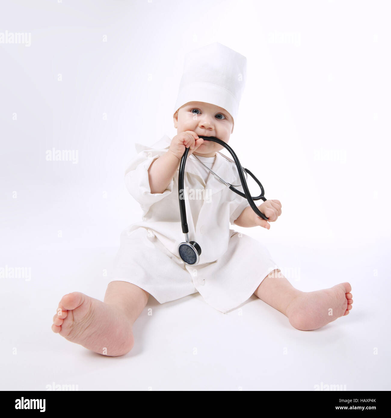 cute little boy playing doctor Stock Photo - Alamy